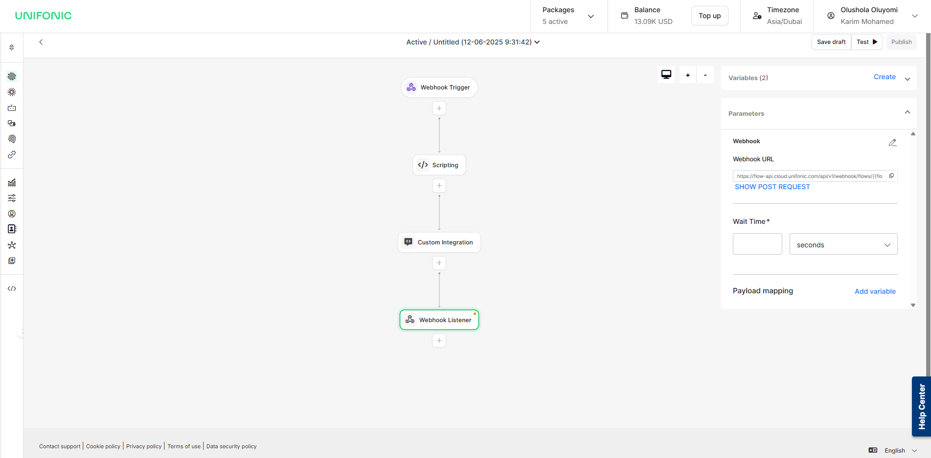 Webhook Waiting